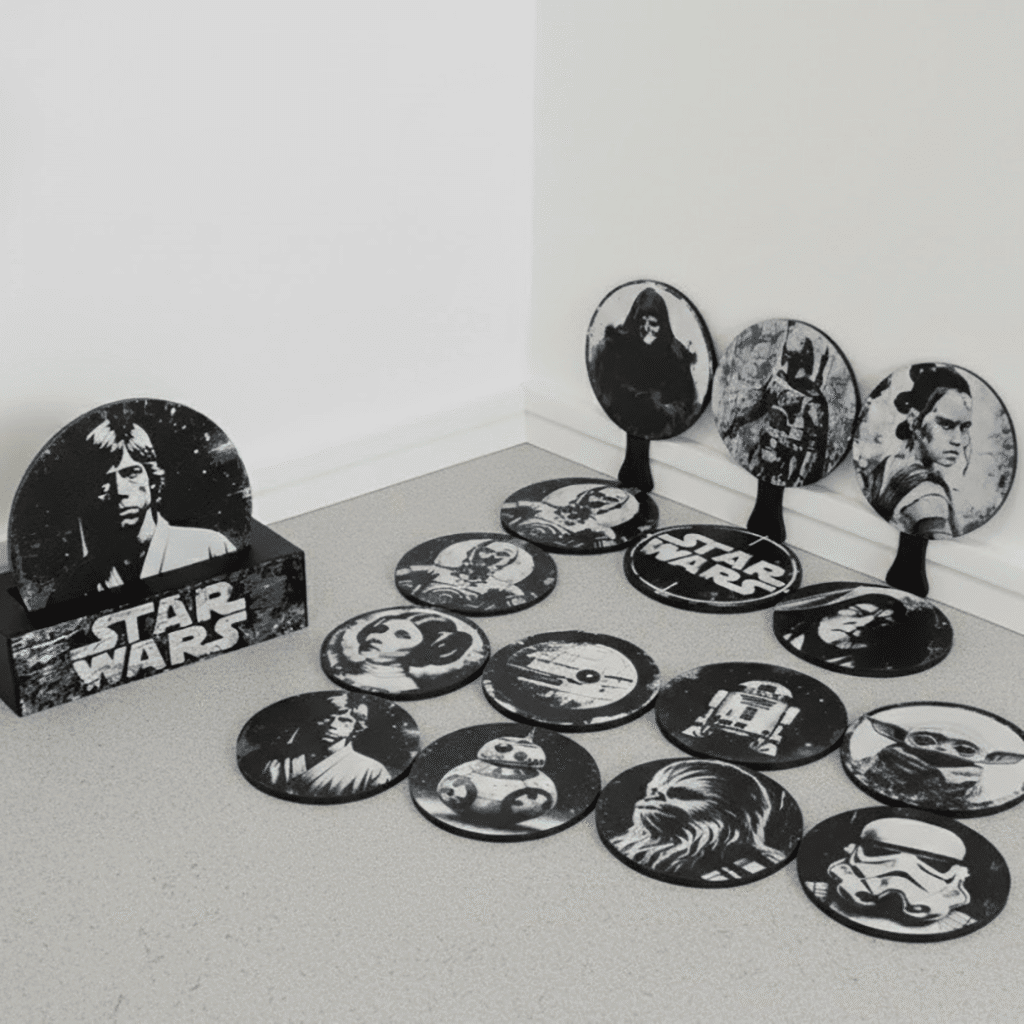 Star Wars Coaster Collection & Storage Box - Grreh